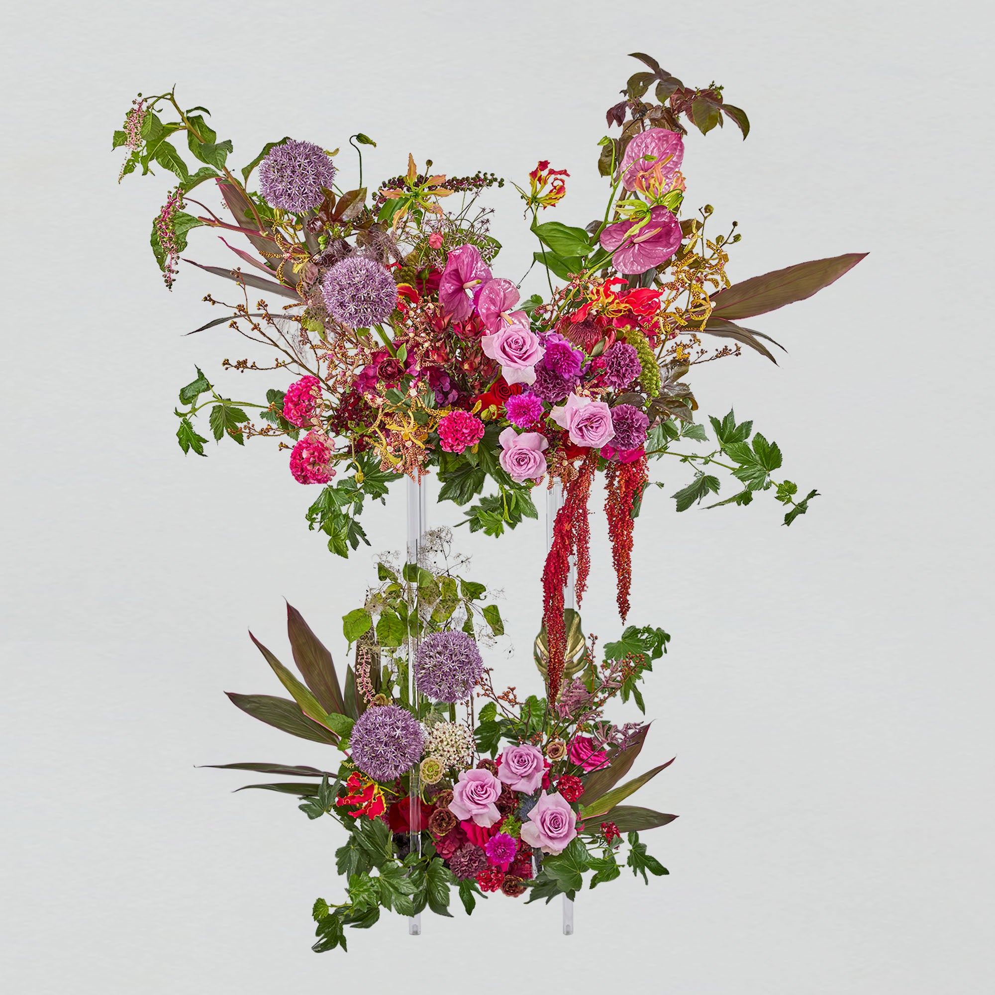 The Floral Atelier | Poet Congratulatory Acrylic Floral Stand